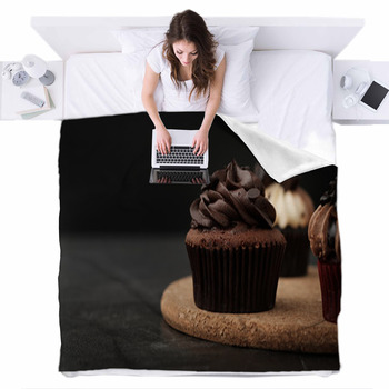 Cupcake Comforters, Duvets, Sheets & Sets | Personalized