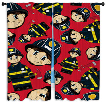 Firefighter Drapes & Window Treatments | Black Out | Custom Sizes
