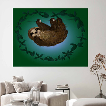 Sloth Wall Decor in Canvas, Murals, Tapestries, Posters & More
