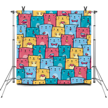 Kawaii Custom Backdrops | Available in Super Large Custom Sizes