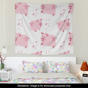 Pig Wall Decor in Canvas, Murals, Tapestries, Posters & More
