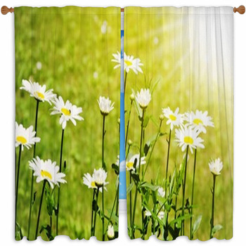 Daisy Window Curtains & Drapes | Black Out | Custom Sizes