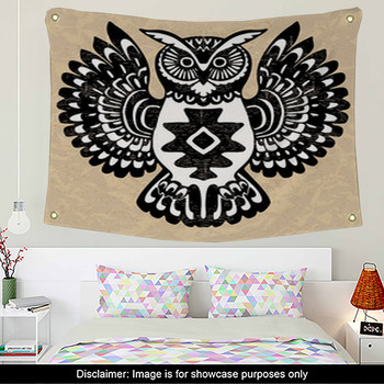 Owl Wall Decor | Murals | Tapestry | Posters | Custom Sizes