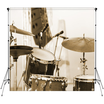Jazz Photo Backdrops | Available in Ultra Large Custom Sizes