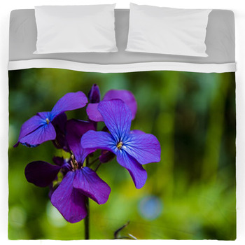 Purple floral Comforters, Duvets, Sheets & Sets | Custom