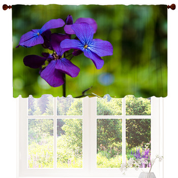 Purple floral Drapes & Window Treatments | Block Out | Custom Sizes
