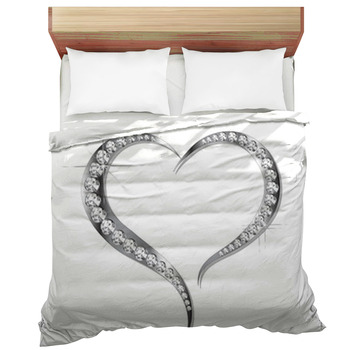 Heart Comforters, Duvets, Sheets & Sets | Custom