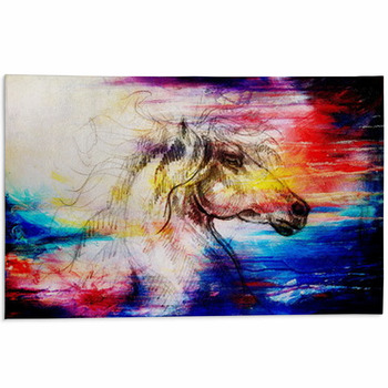 Horse Area Rugs & Custom Size Floor Mats
