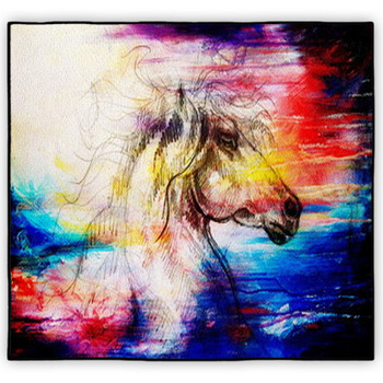 Horse Area Rugs & Custom Size Floor Mats