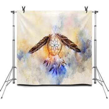 Dreamcatcher Photo Backdrops | Available in Ultra Large Custom Sizes