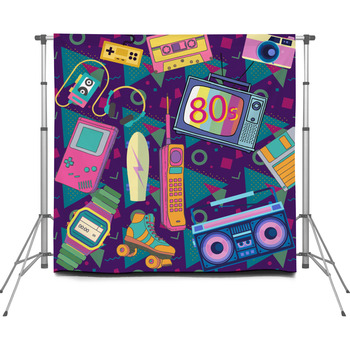1980s Custom Backdrops | Available in Very Large Custom Sizes