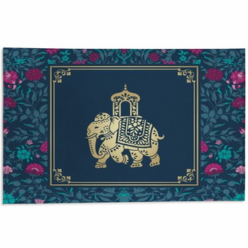 Elephant Area Rugs & Custom Size Floor Mats