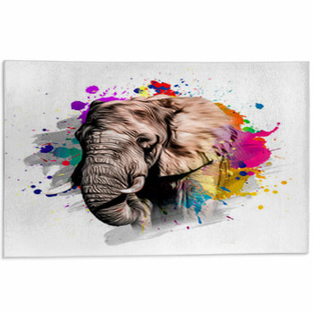 Elephant Area Rugs & Custom Size Floor Mats