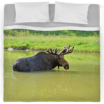 Moose Comforters, Duvets, Sheets & Sets | Custom