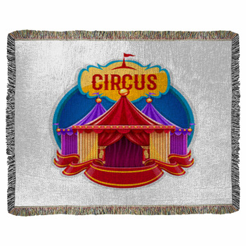 Circus Fleece Blanket Throws | Free Personalization