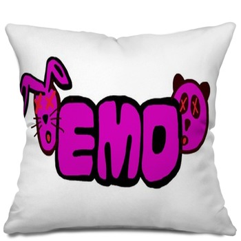 Emo Throw Pillows, Shams & Pillow Cases
