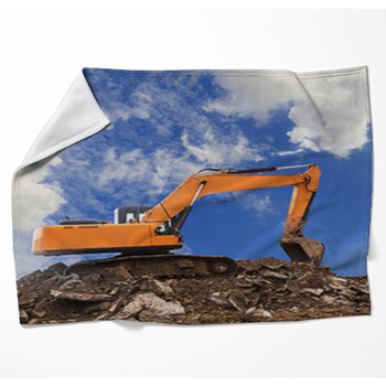 Construction Fleece Blanket Throws | Free Personalization