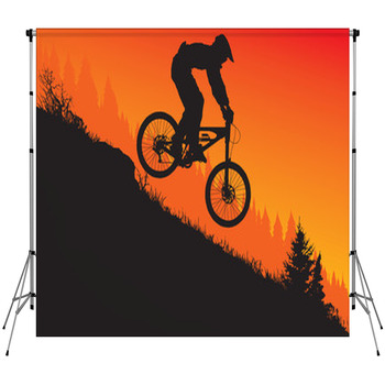 Motorcycle Photo Backdrops | Available in Super Large Custom Sizes