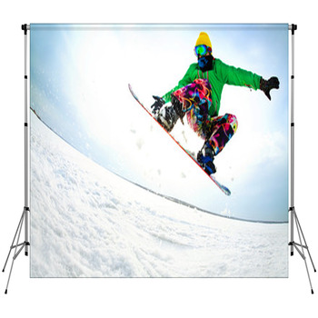 Winter Photo Backdrops | Available in Ultra Large Custom Sizes