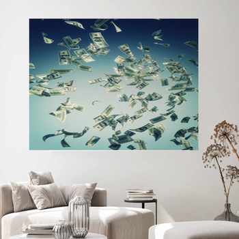 Money Wall Decor in Canvas, Murals, Tapestries, Posters & More