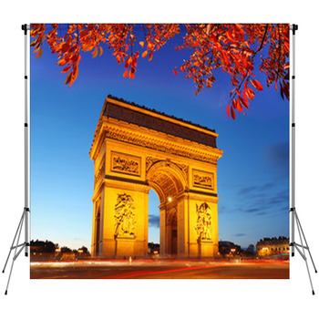 Paris Custom Backdrops | Available in Very Large Custom Sizes