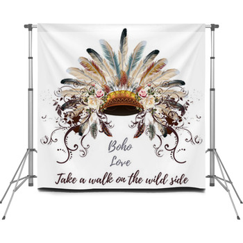Native american Custom Backdrops | Available in nearly ANY Custom Sizes