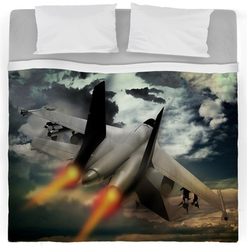 Jet fighter Comforters, Duvets, Sheets & Sets | Personalized