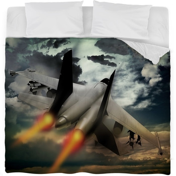 Jet fighter Comforters, Duvets, Sheets & Sets | Personalized