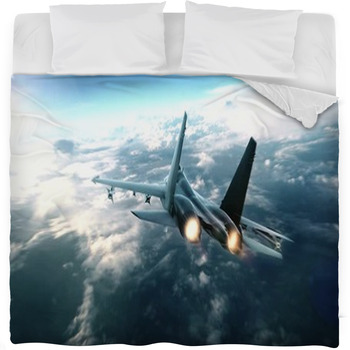 Jet fighter Comforters, Duvets, Sheets & Sets | Personalized
