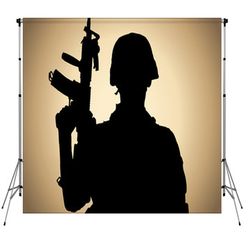 Army Photo Backdrops | Available in Very Large Custom Sizes