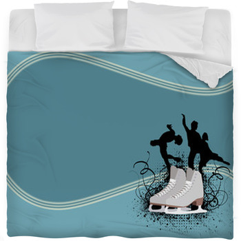Ice skating Comforters, Duvets, Sheets & Sets | Custom