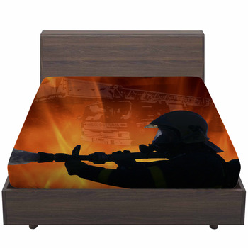 Firefighter Comforters, Duvets, Sheets & Sets | Personalized