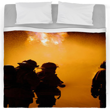 Firefighter Comforters, Duvets, Sheets & Sets | Personalized