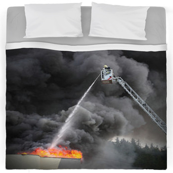 Firefighter Comforters, Duvets, Sheets & Sets | Personalized
