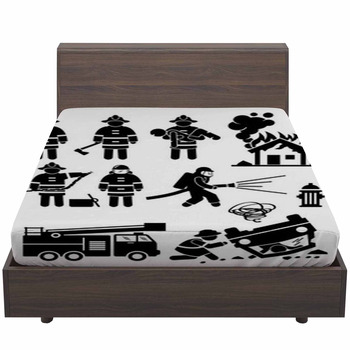Firefighter Comforters, Duvets, Sheets & Sets | Personalized
