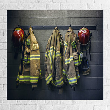 Firefighter Wall Decor in Canvas, Murals, Tapestries, Posters & More