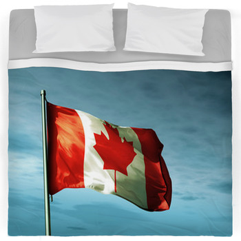 Canadian flag Comforters, Duvets, Sheets & Sets | Custom
