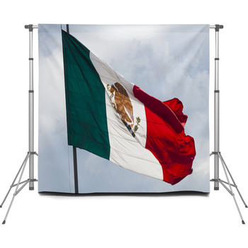 Mexican flag Custom Backdrops | Available in nearly ANY Custom Sizes
