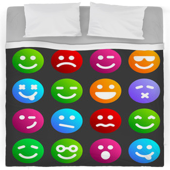 Smiley face Comforters, Duvets, Sheets & Sets | Personalized