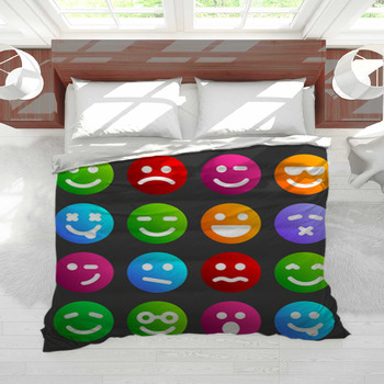 Smiley face Comforters, Duvets, Sheets & Sets | Personalized