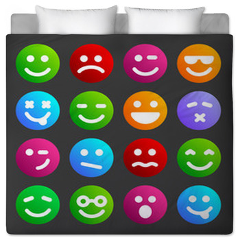 Smiley face Comforters, Duvets, Sheets & Sets | Personalized