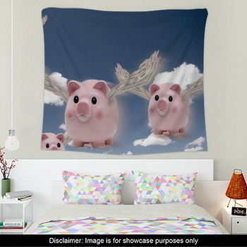 Pig Wall Decor in Canvas, Murals, Tapestries, Posters & More