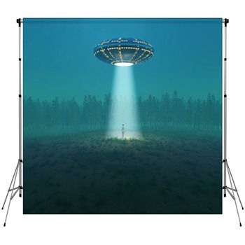 Alien Custom Backdrops | Available in Super Large Custom Sizes