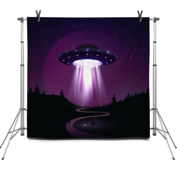 Alien Custom Backdrops | Available in Super Large Custom Sizes