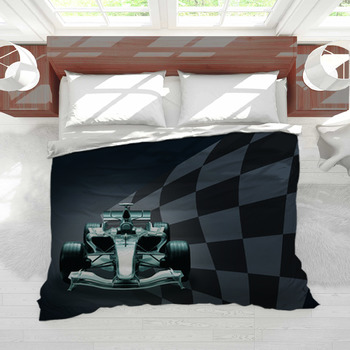 Race car Comforters, Duvets, Sheets & Sets | Custom