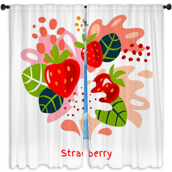 Strawberry Drapes & Window Treatments | Black Out | Custom Sizes