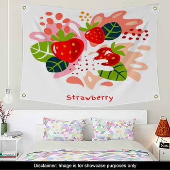 Strawberry Wall Decor in Canvas, Murals, Tapestries, Posters & More
