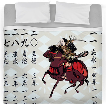 samurai Comforters, Duvet Covers, Sheets & Bed Sets | Custom
