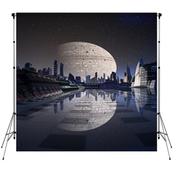 Alien Custom Backdrops | Available in Super Large Custom Sizes