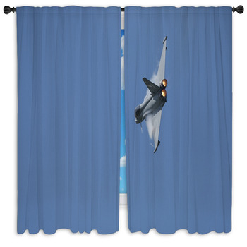 Jet Fighter Window Curtains | Custom Size Drapes